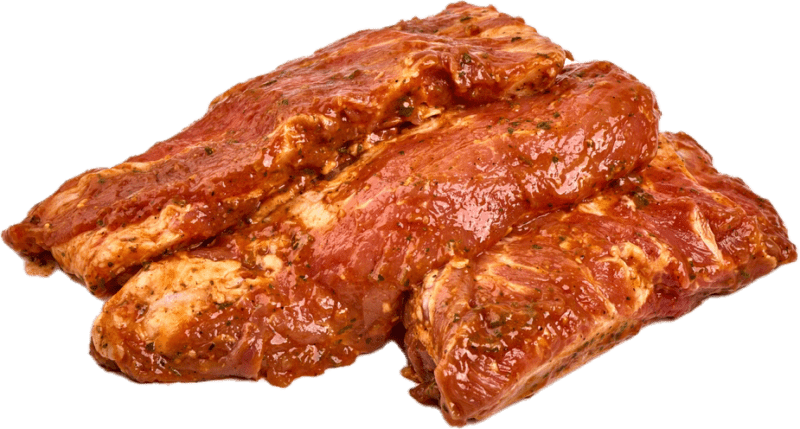 Pork Pre-Cooked BBQ Rib Party Pack (1kg) - Ubuntu Meat Co